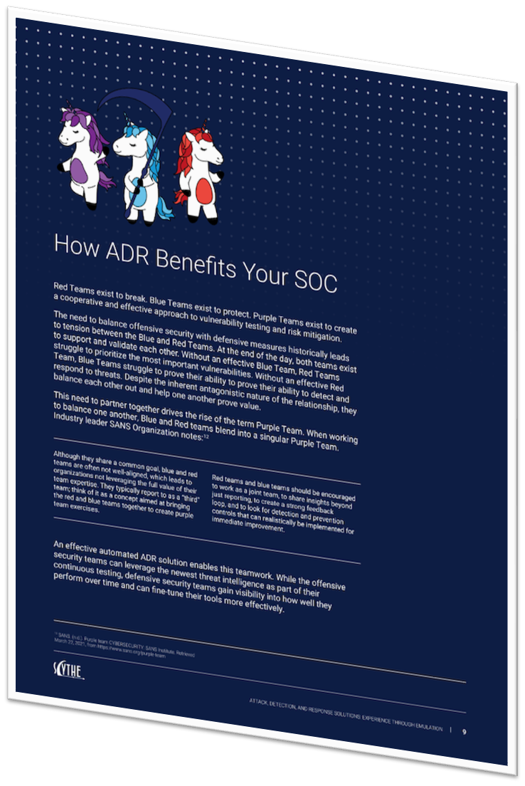 Attack, Detect, and Respond whitepaper | SCYTHE