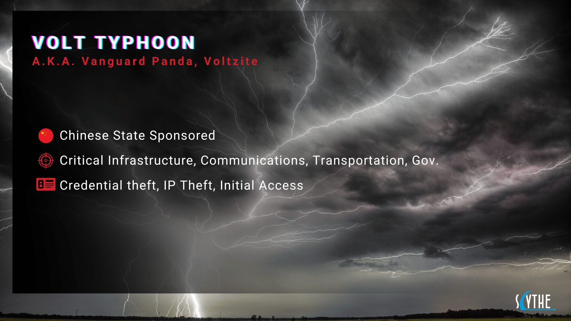 Storm Chasing: Defend Against Volt Typhoon with SCYTHE