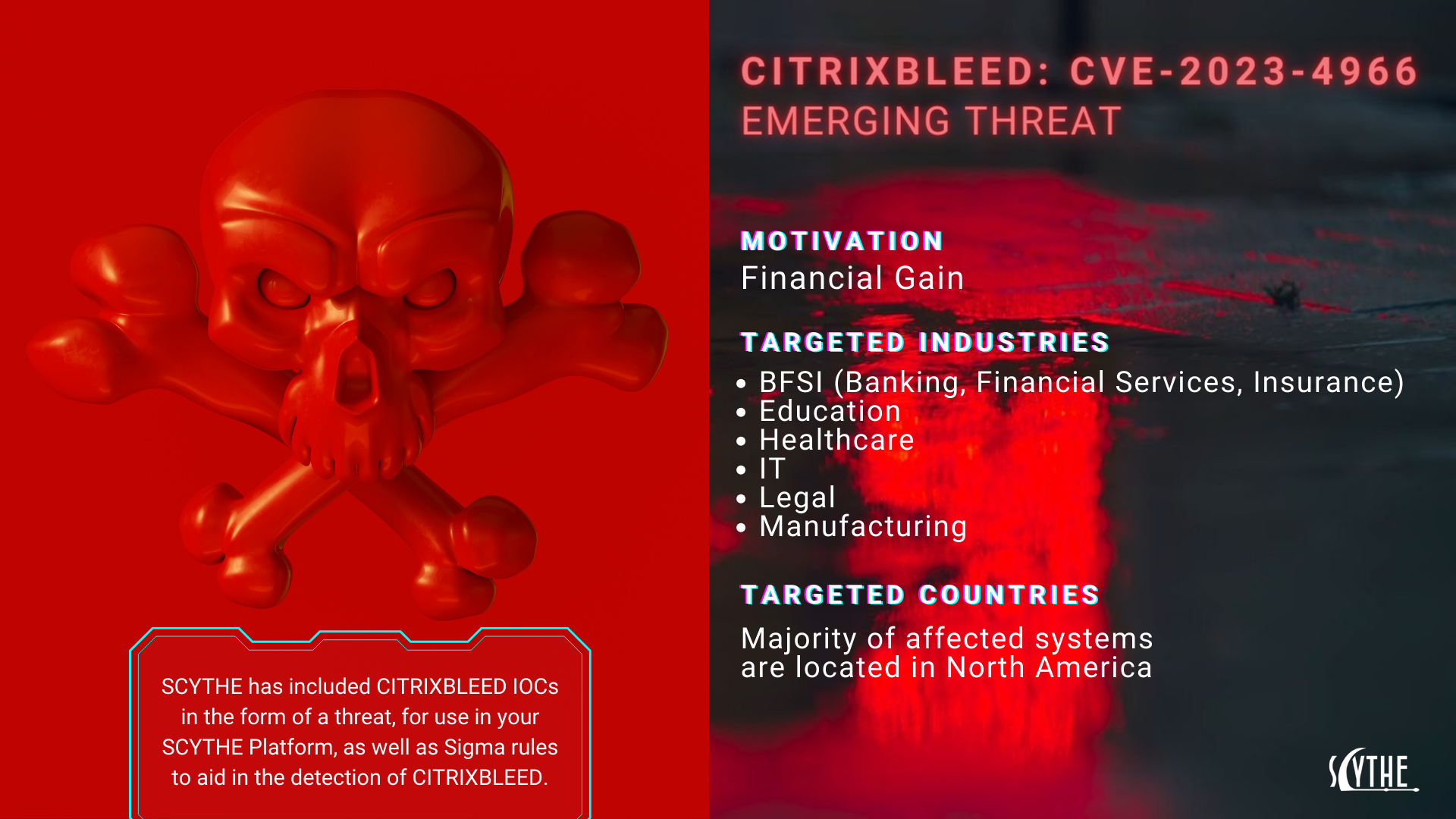 SCYTHE Library: Attack Infrastructure: Red Teams vs. Malicious Actors